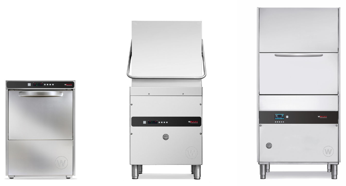 WMAXX professional Warewashers (dishwasher: undercounter & Hood) and utensils washer